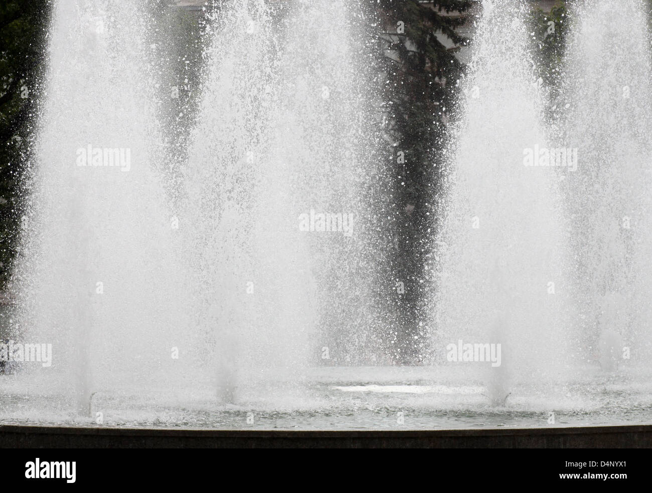 splashes of water in fountain Stock Photo - Alamy