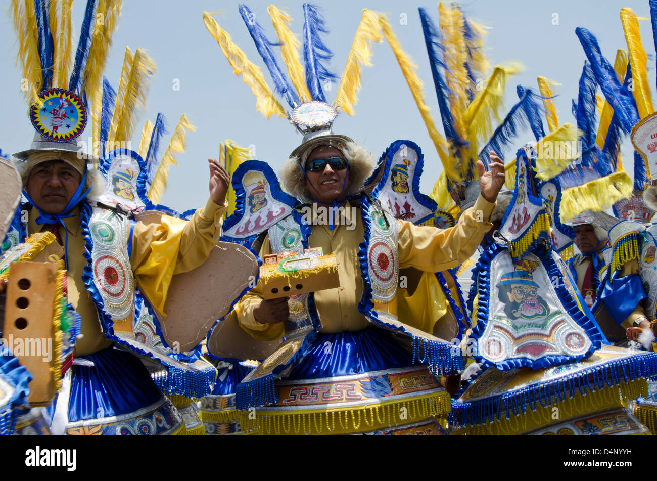 Candelaria folk parade in Lima downtown. Peru Stock Photo - Alamy