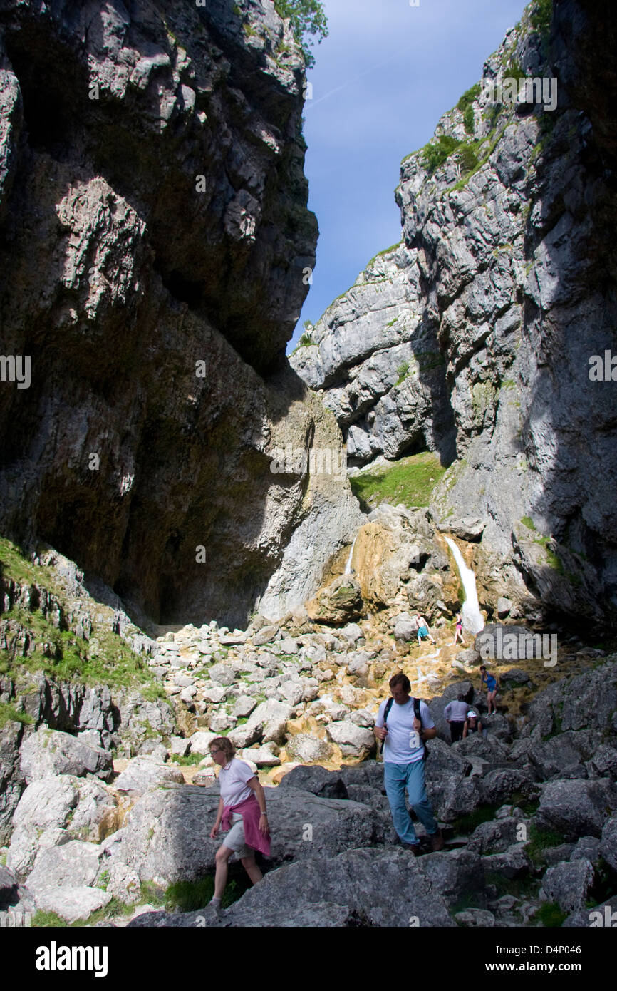 Gordale Scar, Yorkshire Dales National Park, England Stock Photo - Alamy