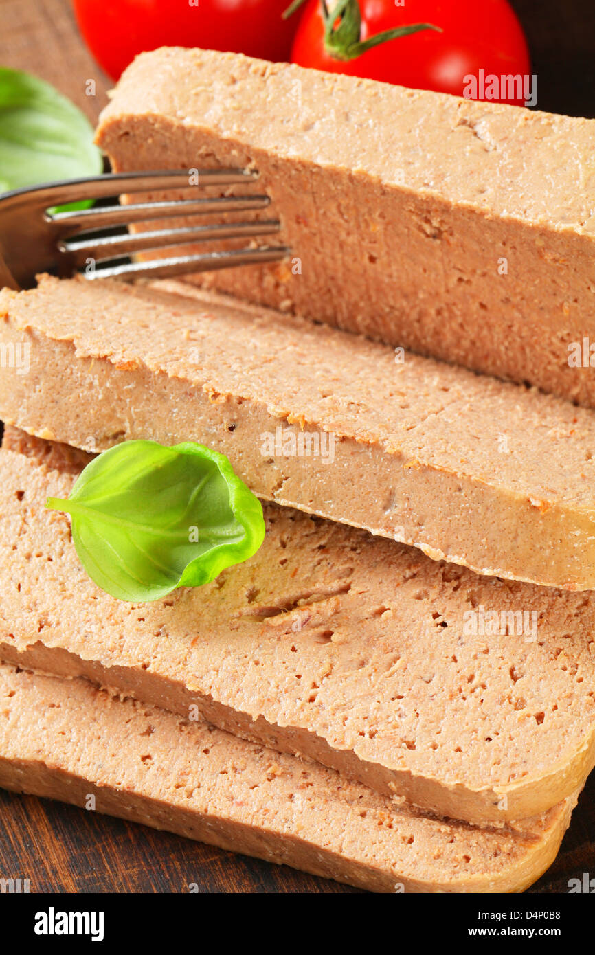 Slices of delicious pate - detail Stock Photo - Alamy