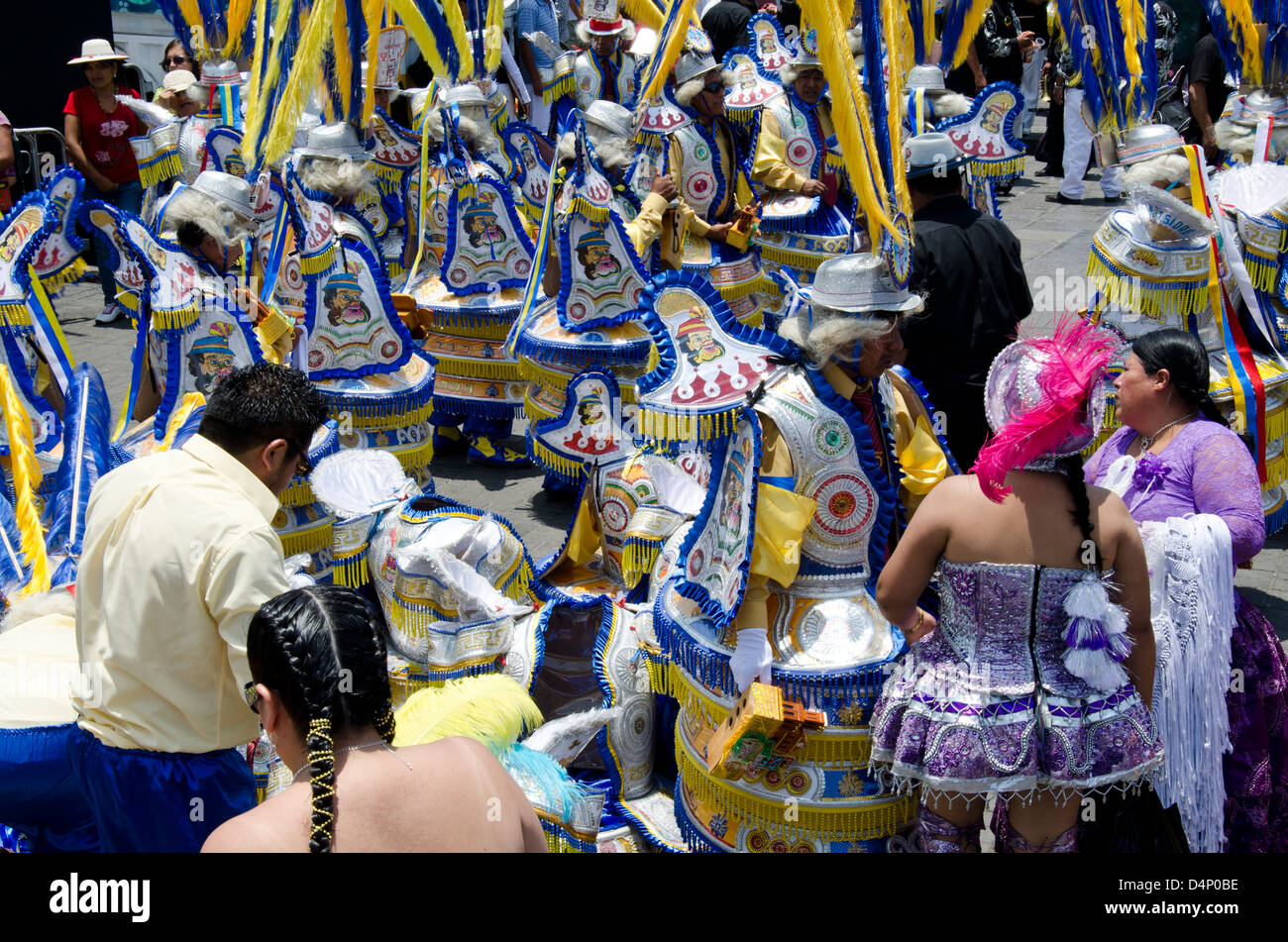 Candelaria folk parade in Lima downtown. Peru Stock Photo - Alamy