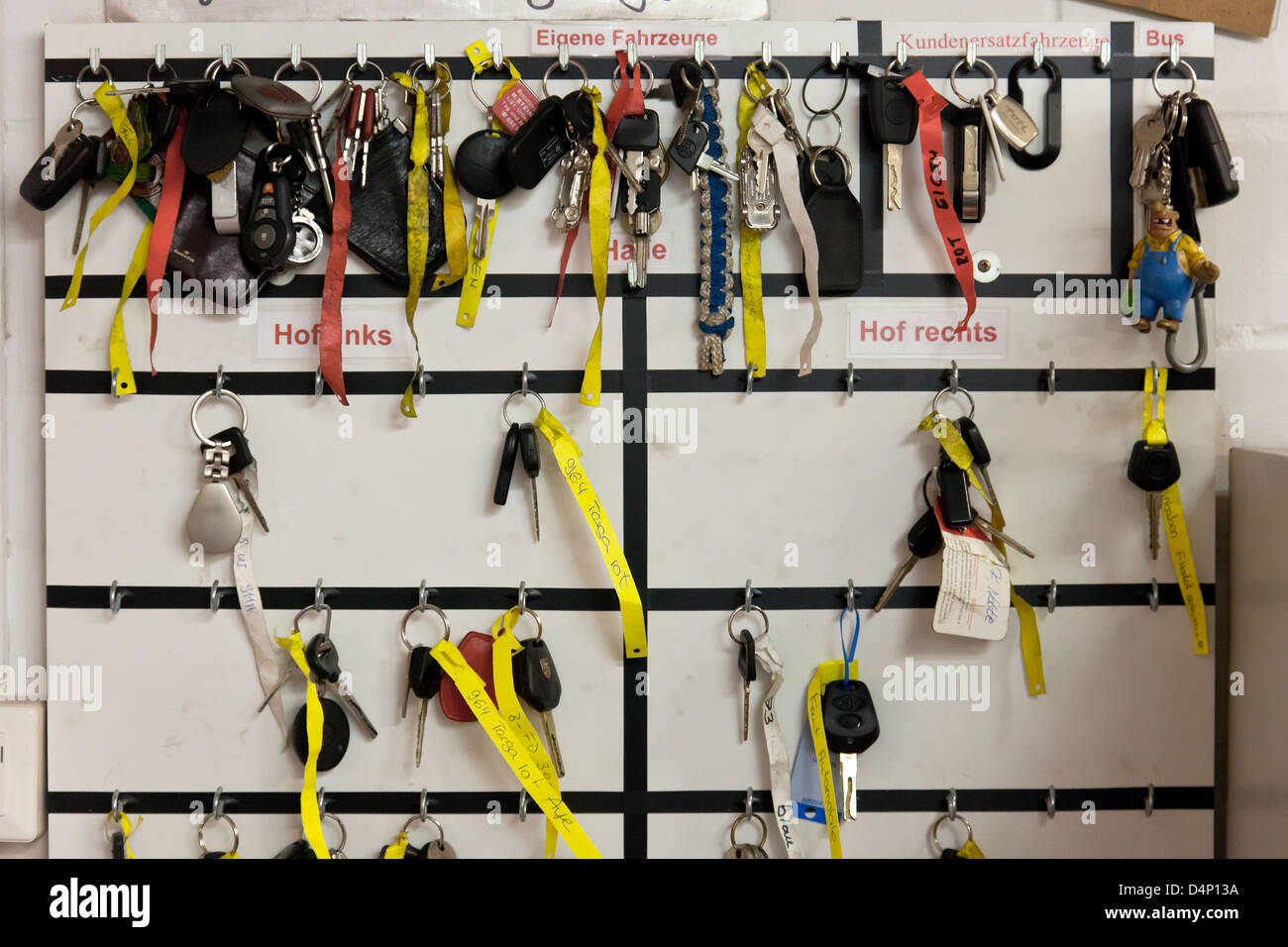 Berlin, Germany, various car keys from Porsche Stock Photo - Alamy