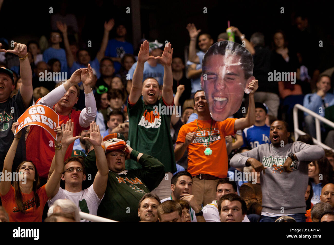 University of miami fans hi-res stock photography and images - Alamy