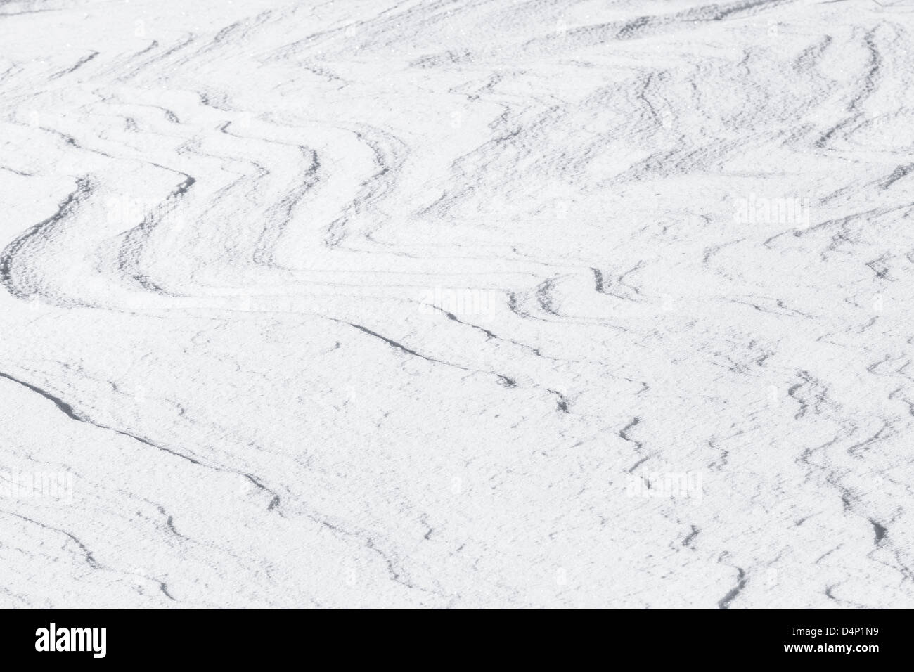 Abstract background texture of shining snowdrift with nice curved ...