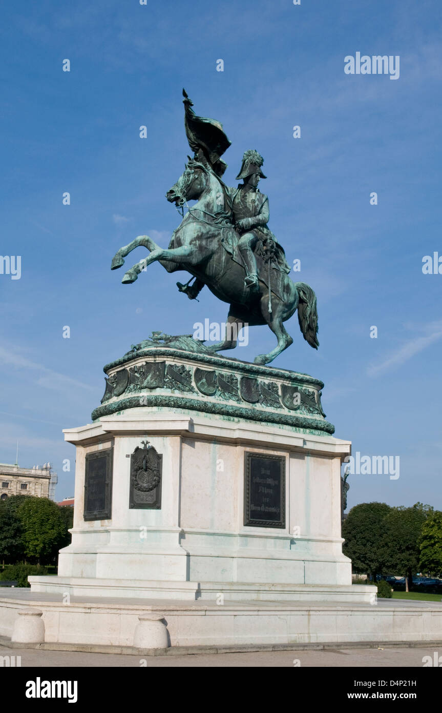 Statue of Archduke Karl, Hofburg, Vienna, Austria Stock Photo - Alamy
