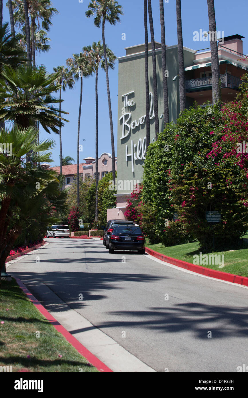 Beverly hills hotel sign hi-res stock photography and images - Alamy