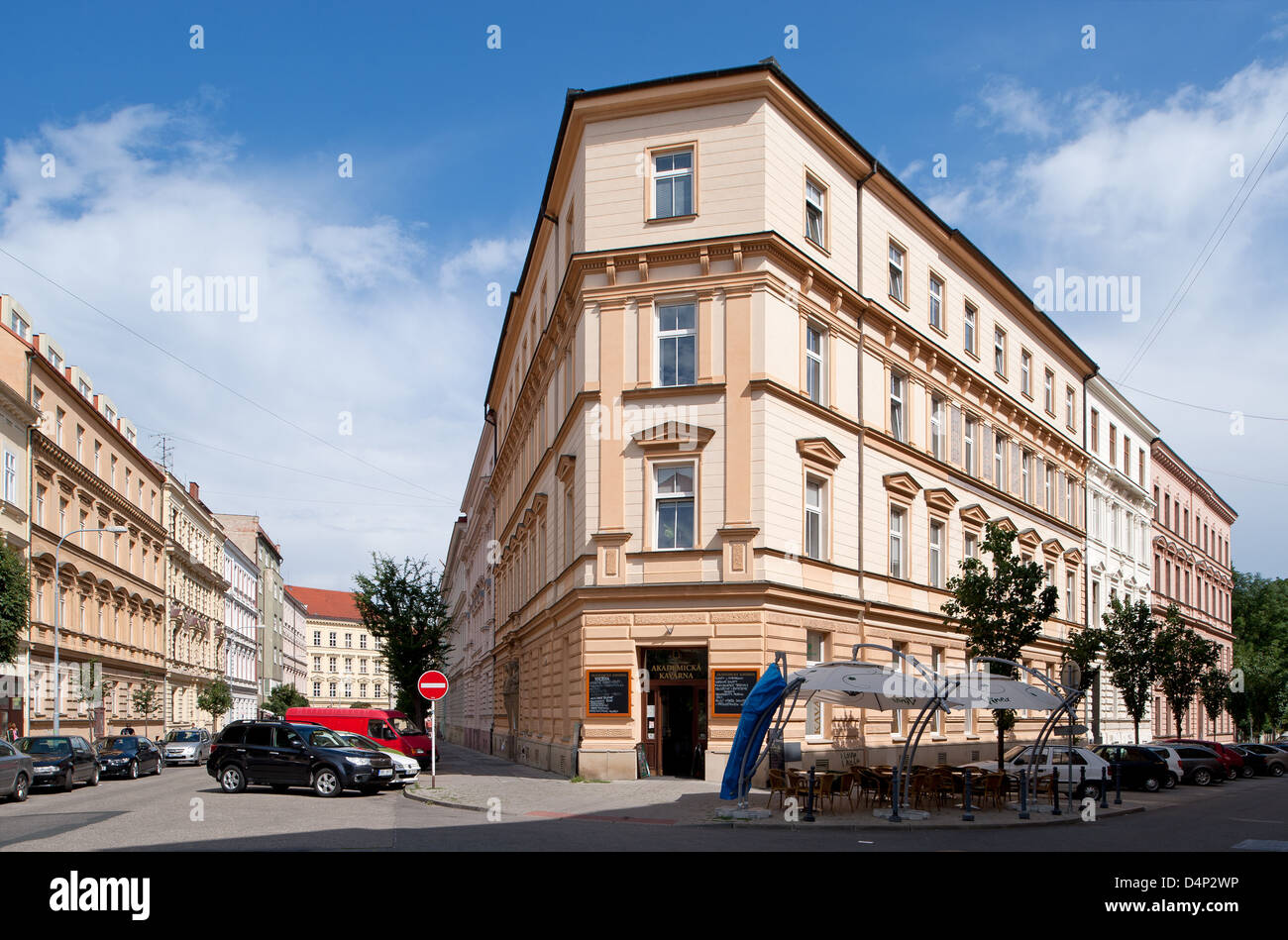 Brno, Czech Republic, renovated apartment houses in the University ...