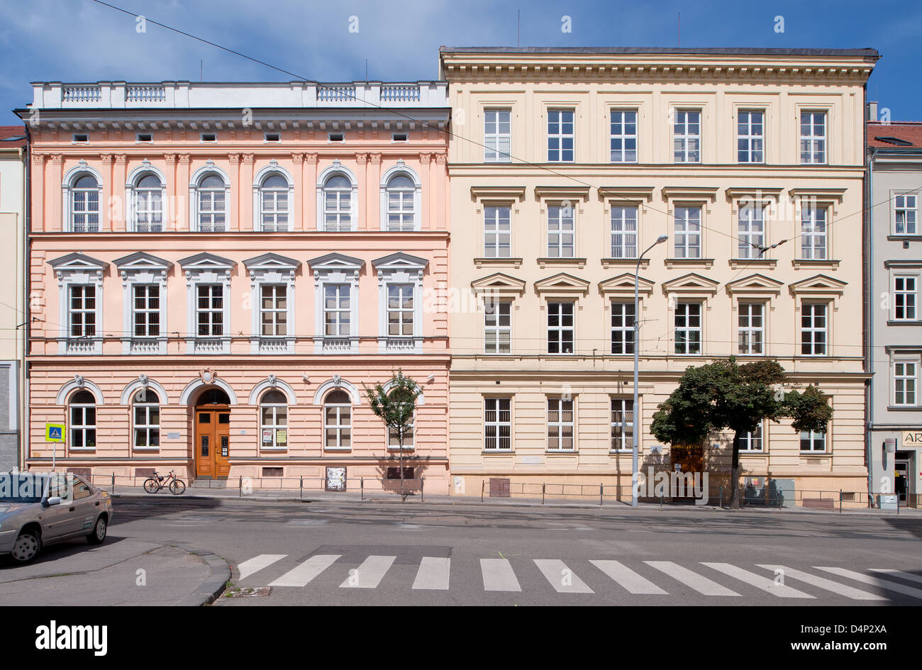 Brno, Czech Republic, renovated apartment houses in the University ...