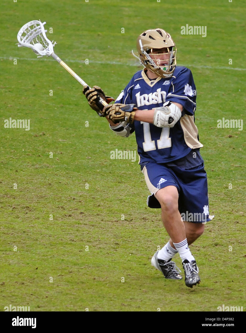March 16, 2013: Notre Dame's, Will Corrigan (17), in action against the ...