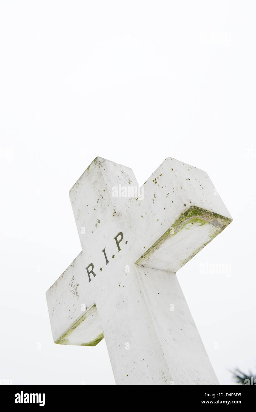 R i p cross hi-res stock photography and images - Alamy