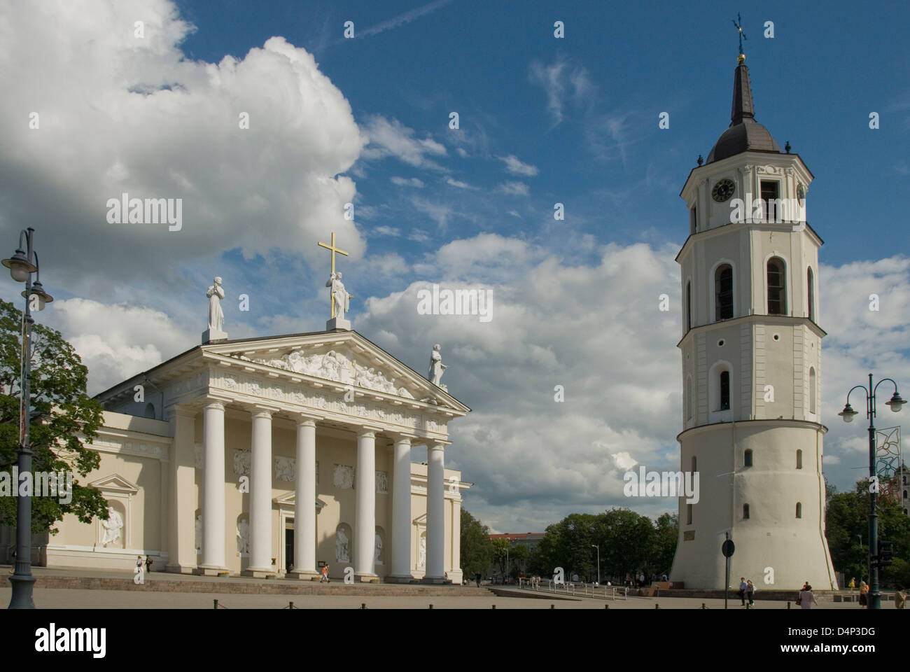 Cathedral and Bell Tower, Vilnius, Lithuania Stock Photo - Alamy