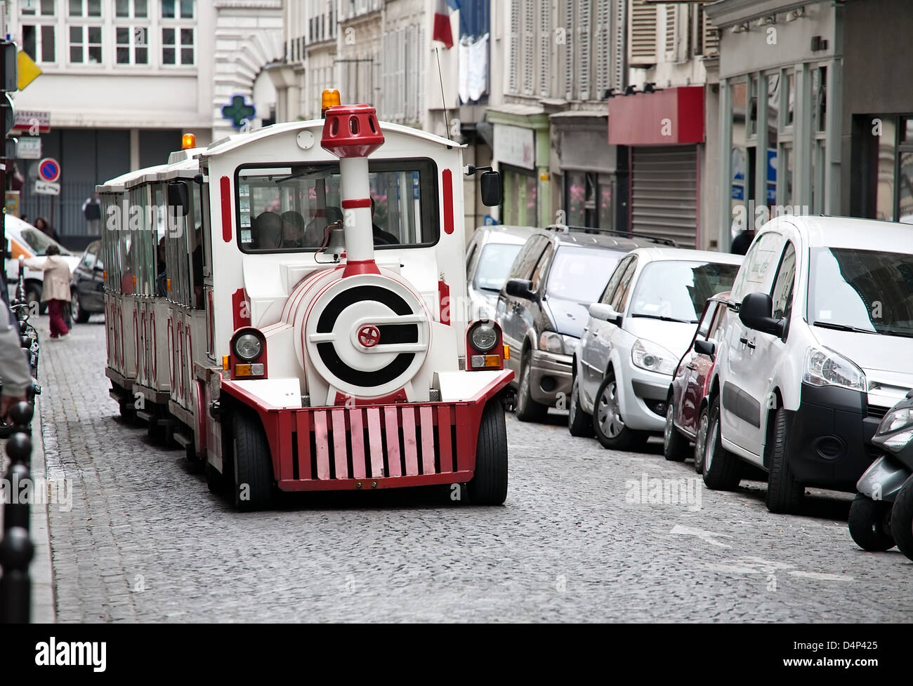 City street tourist train hi-res stock photography and images - Alamy