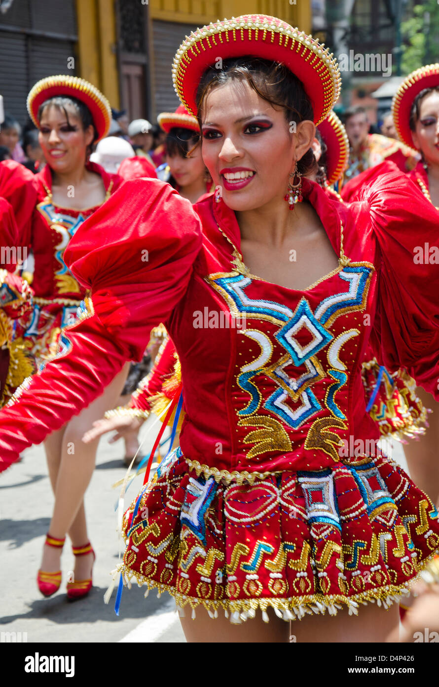 Candelaria folk parade in Lima downtown. Peru Stock Photo - Alamy