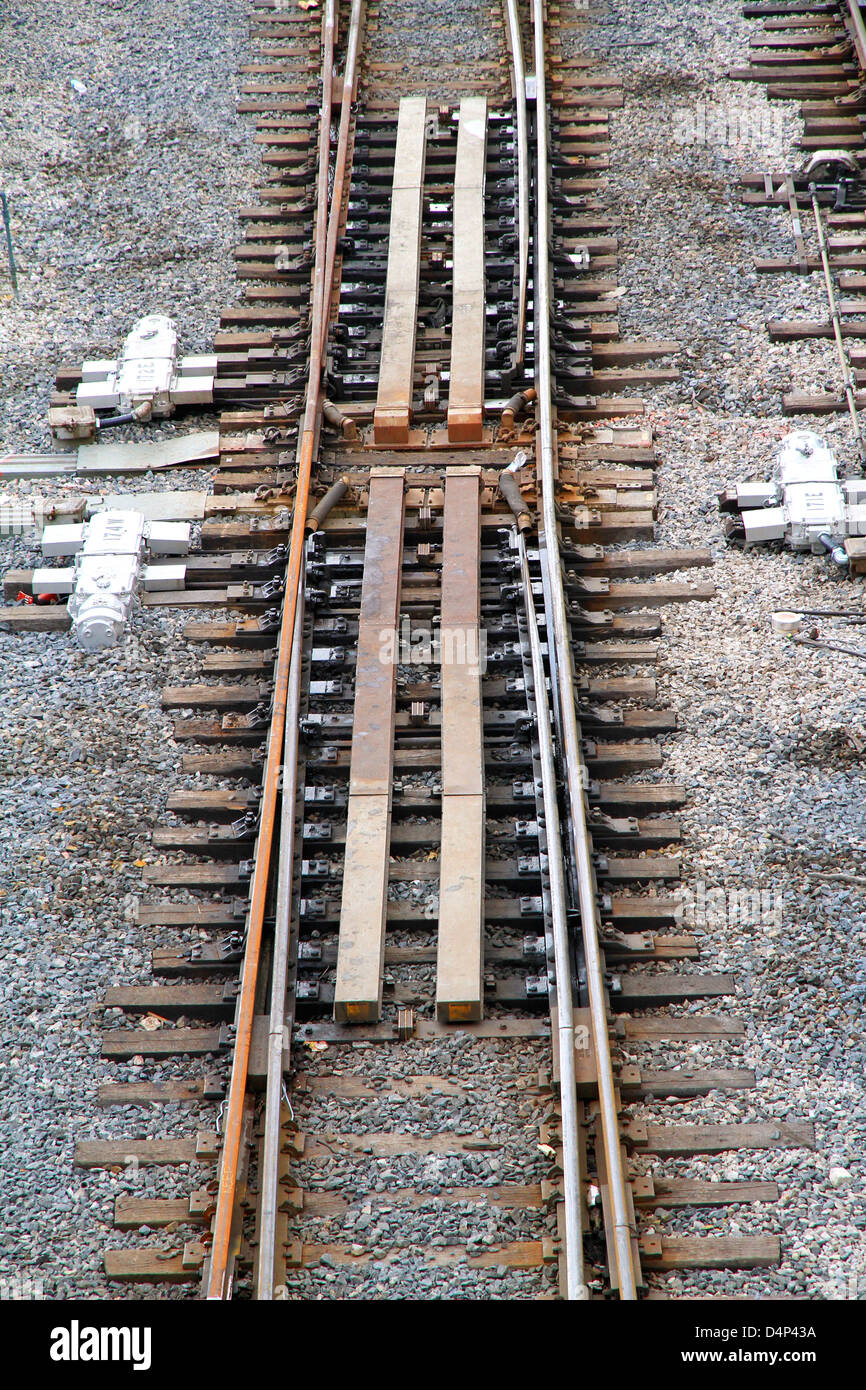 Railroad switch hi-res stock photography and images - Alamy