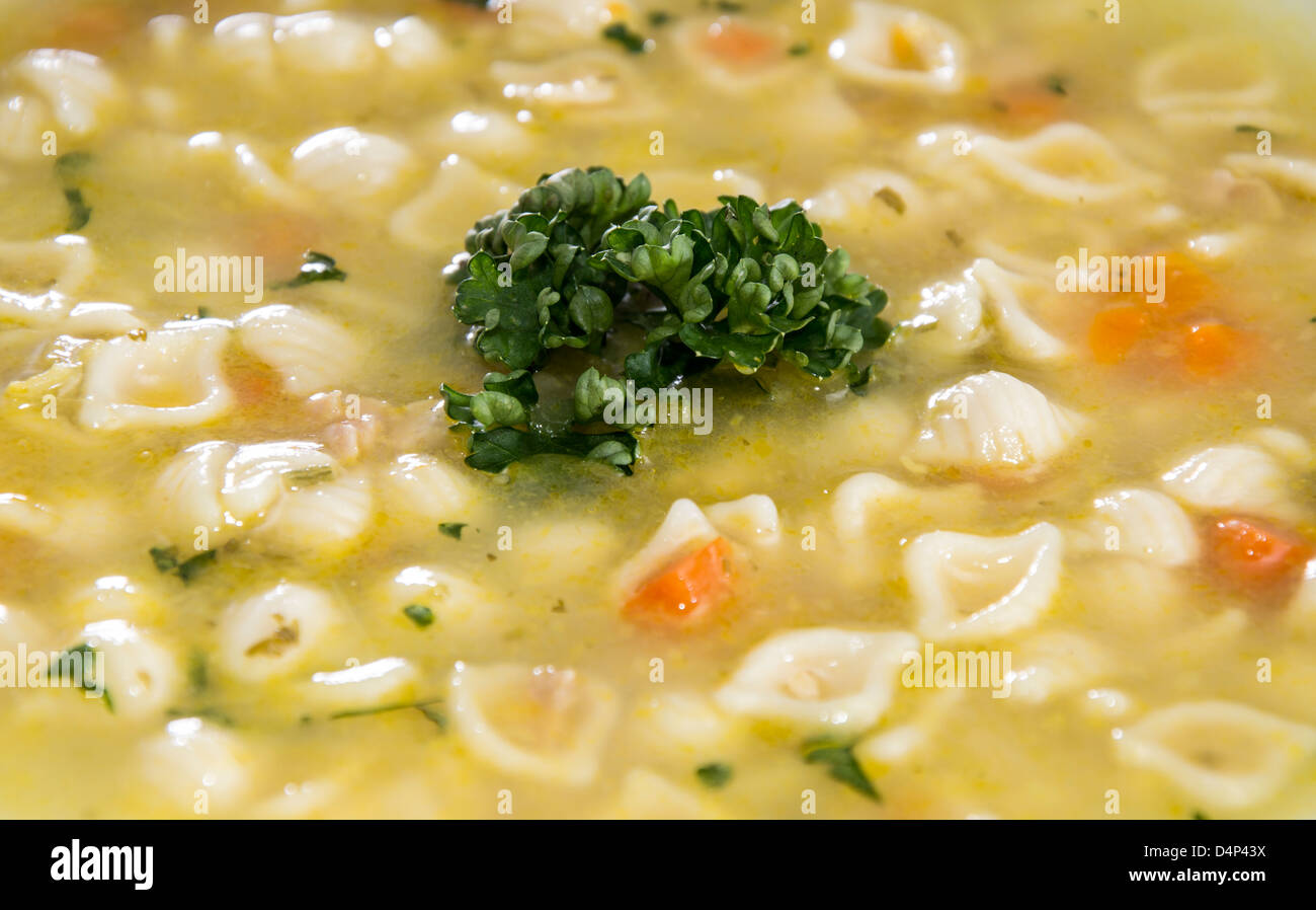 Noodle Soup fullscreen background picture Stock Photo - Alamy