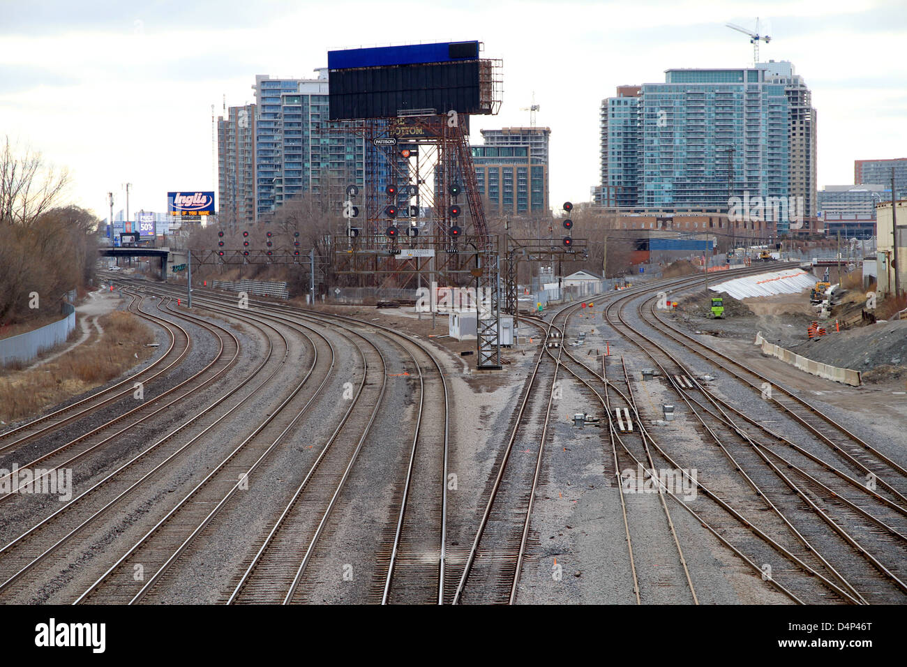 Toronto Rail System Stock Photo - Alamy