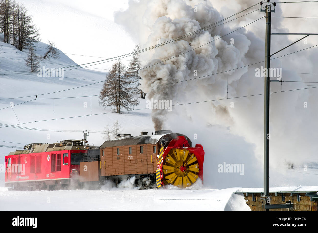 Snow blower train hi-res stock photography and images - Alamy