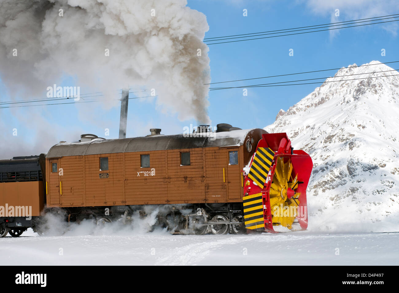Snow blower train hi-res stock photography and images - Alamy