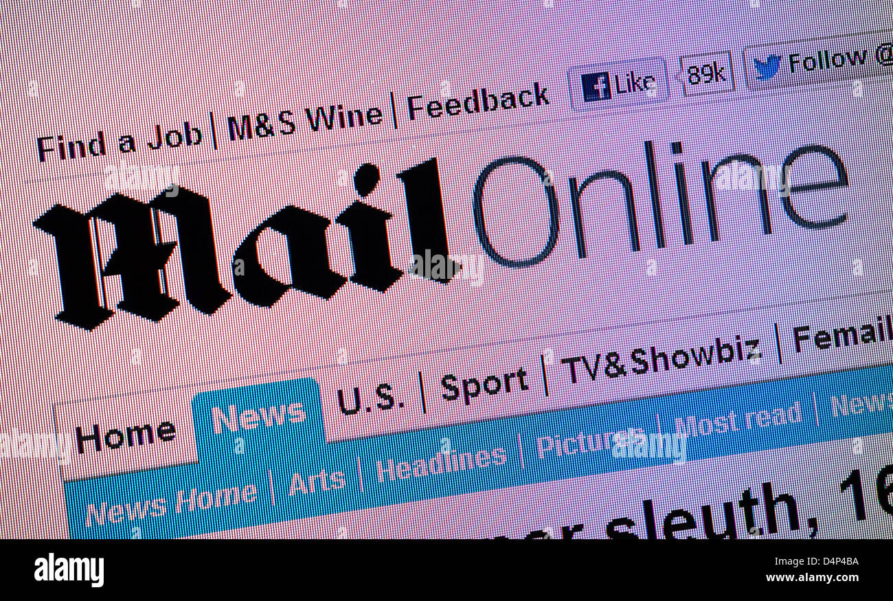 The Mail online Stock Photo - Alamy