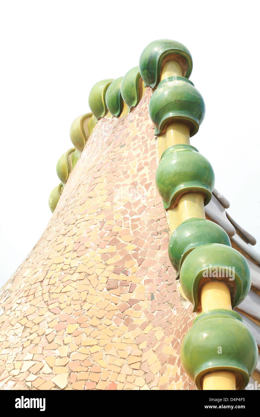 Detail of the work of Gaudi Stock Photo - Alamy