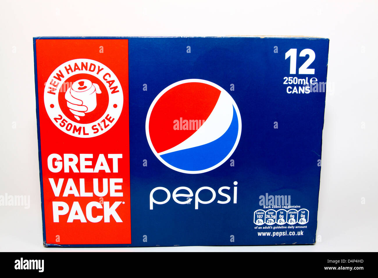 Multipack of new 250ml size Pepsi Cola cans Stock Photo - Alamy