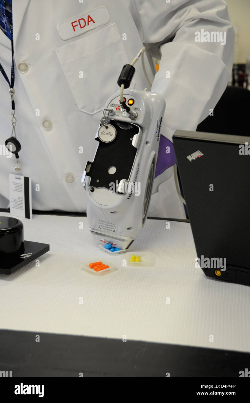 Portable screening devices are used at border crossings to detect ...