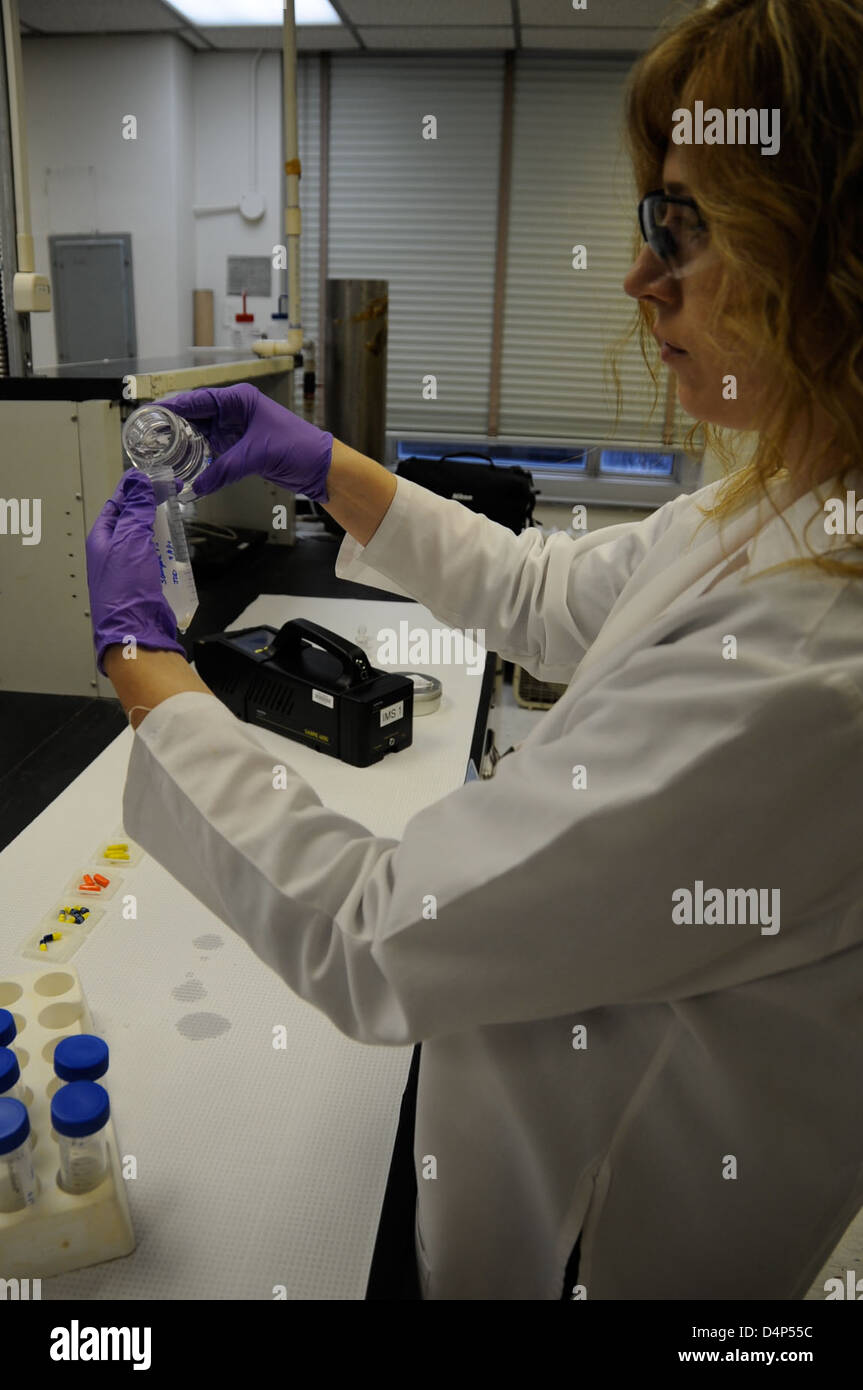 Portable screening devices, including ion mobility spectrometry and ...