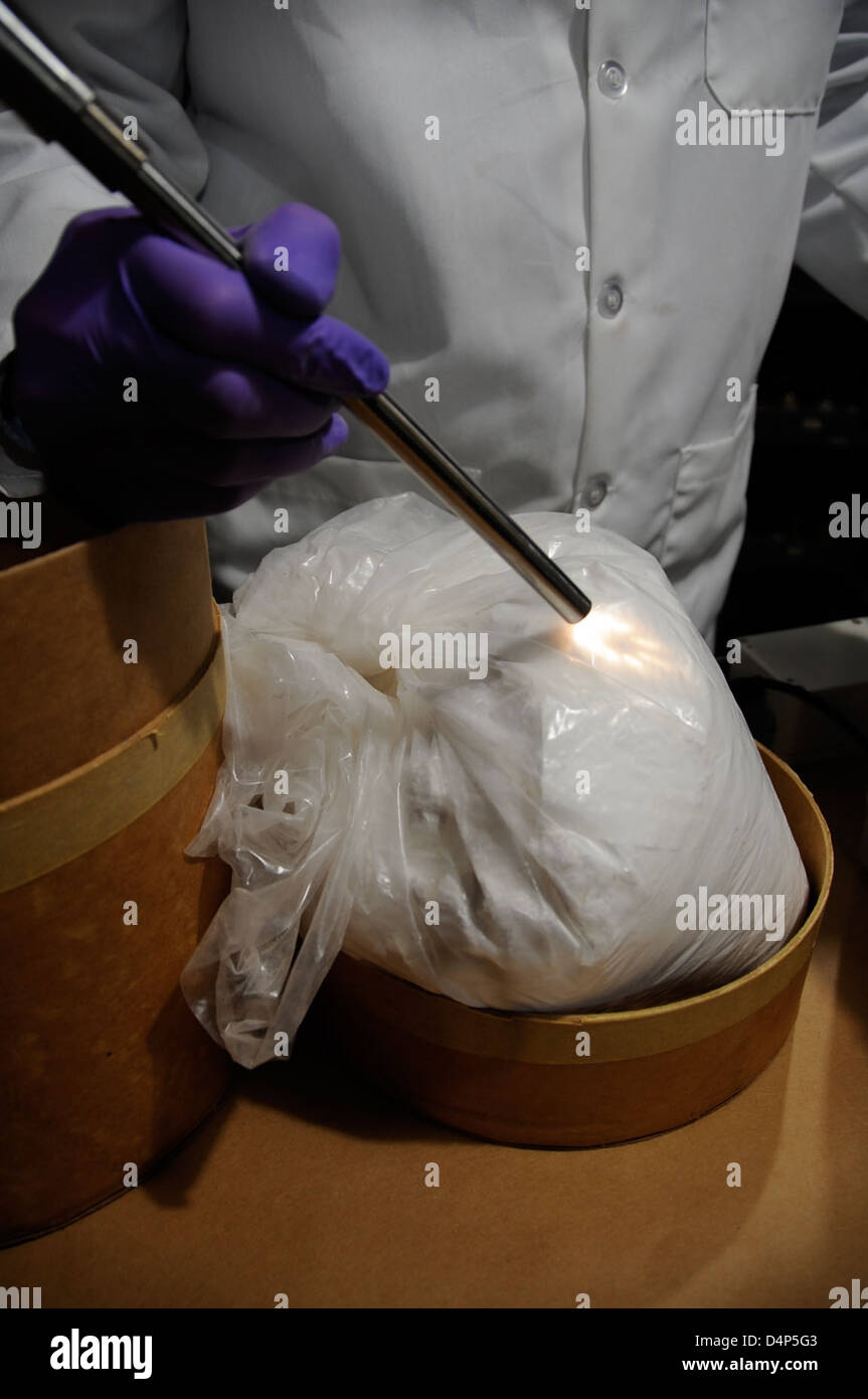 Portable screening devices used at border crossings analyze various ...