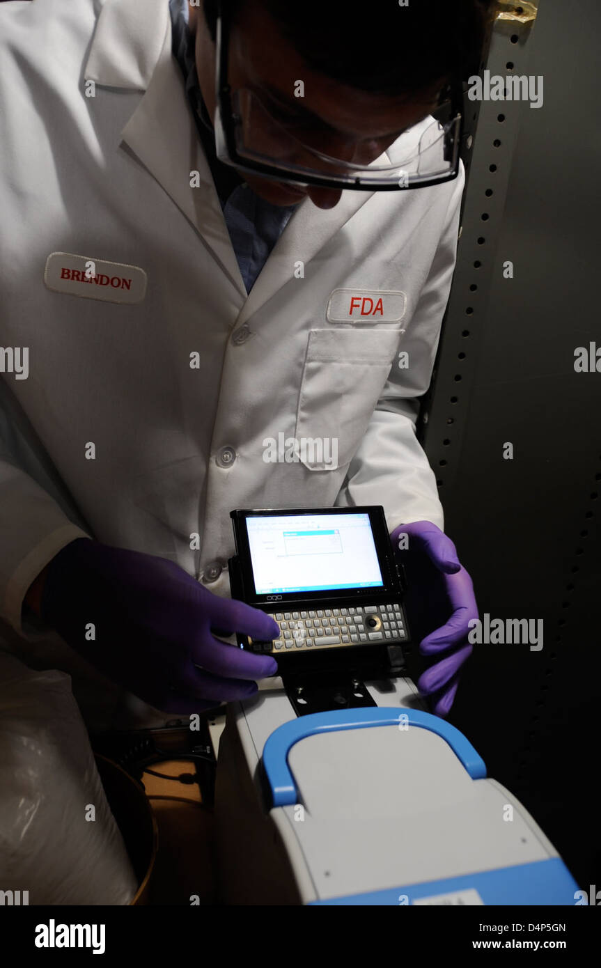 Portable screening devices are used in border crossing operations to ...