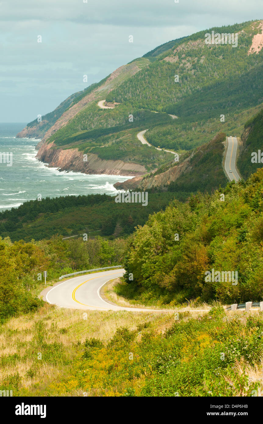 The Cabot Trail from Cap Rouge, Cape Breton Island, Nova Scotia, Canada ...