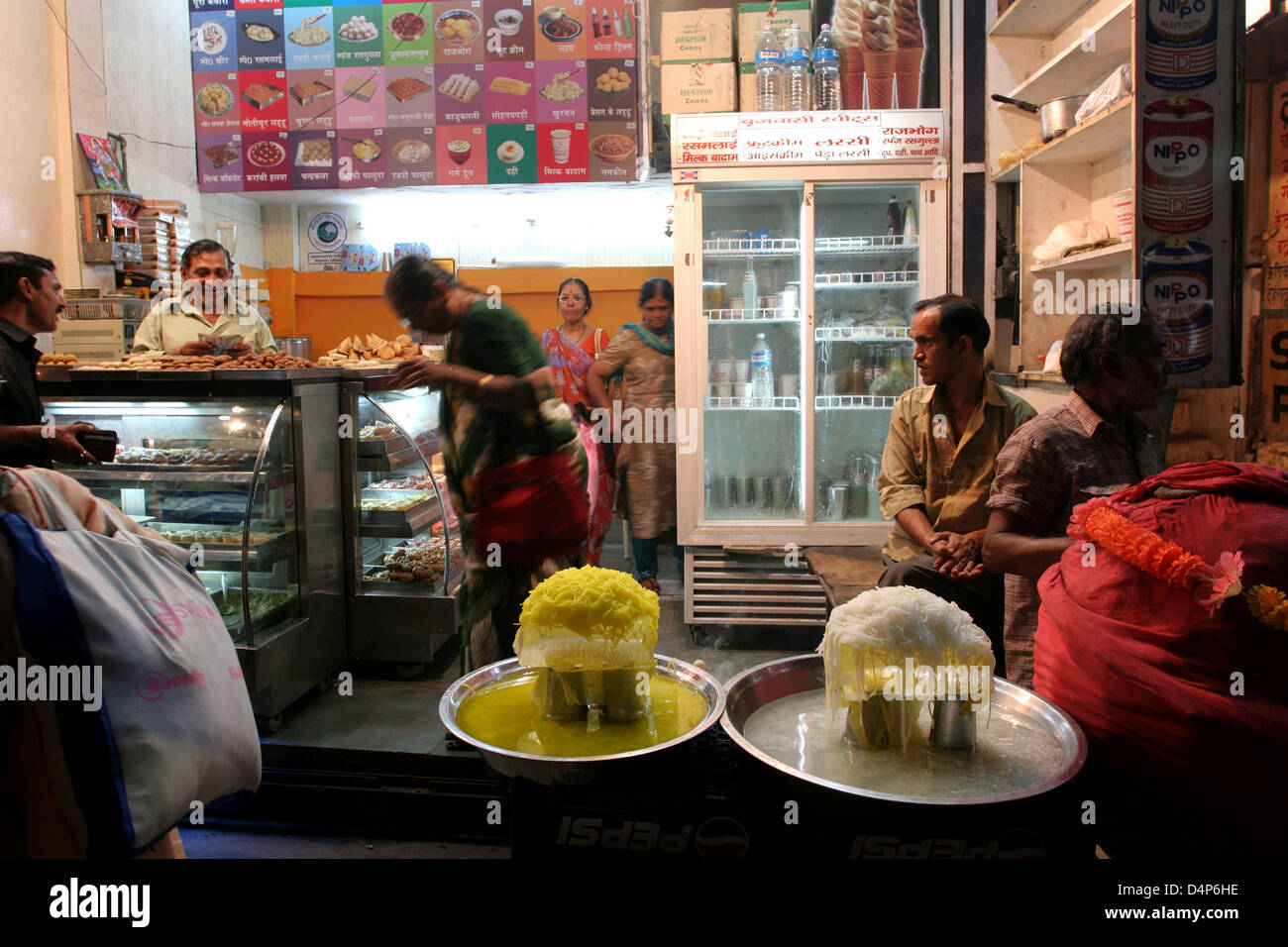Street food in Haridwar Stock Photo - Alamy