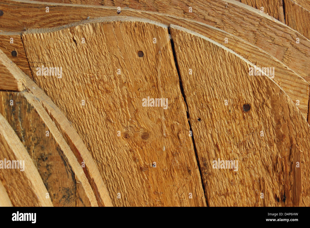 Rough fir plywood shaped raw piled up Stock Photo - Alamy