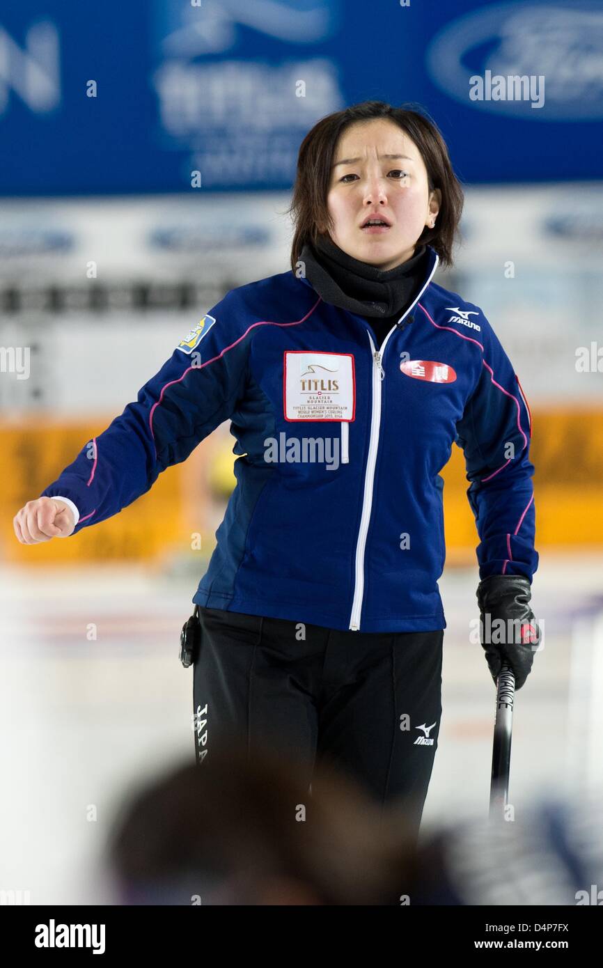 Satsuki Fujisawa (JPN), MARCH 17, 2013 - Curling : World Women's ...