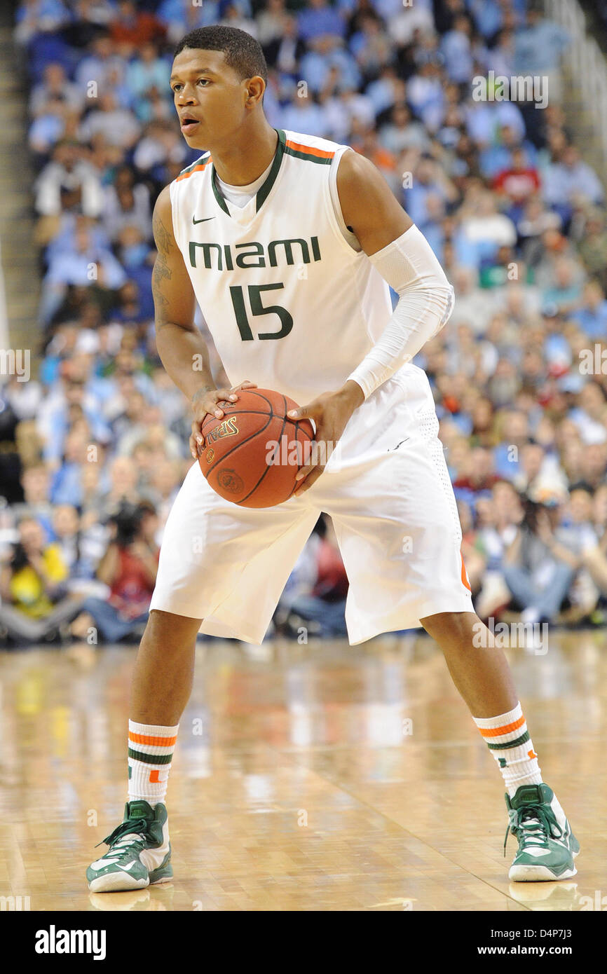 March 17, 2013 - Greensboro, NC, U.S - March 17, 2013: Miami (Fl ...