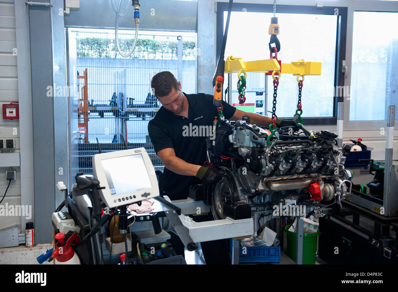 Mercedes amg engine hi-res stock photography and images - Alamy