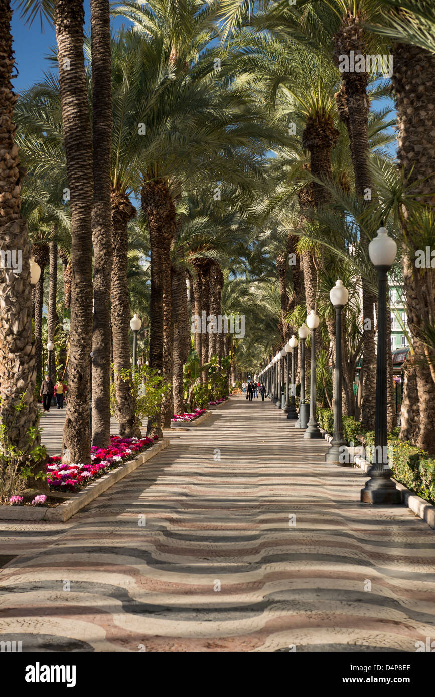 Explanada de España Stock Photo - Alamy
