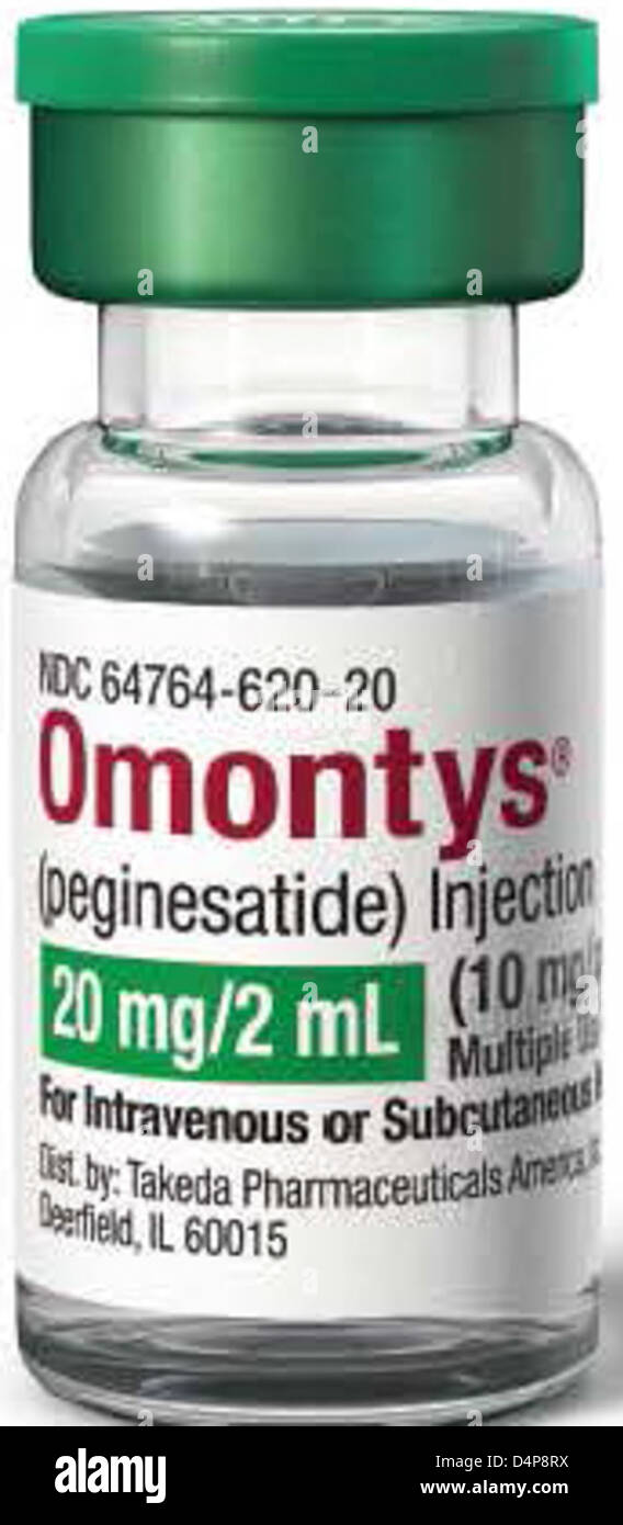 OMONTYS (peginesatide) Injection, distributed by Affymax and Takeda ...