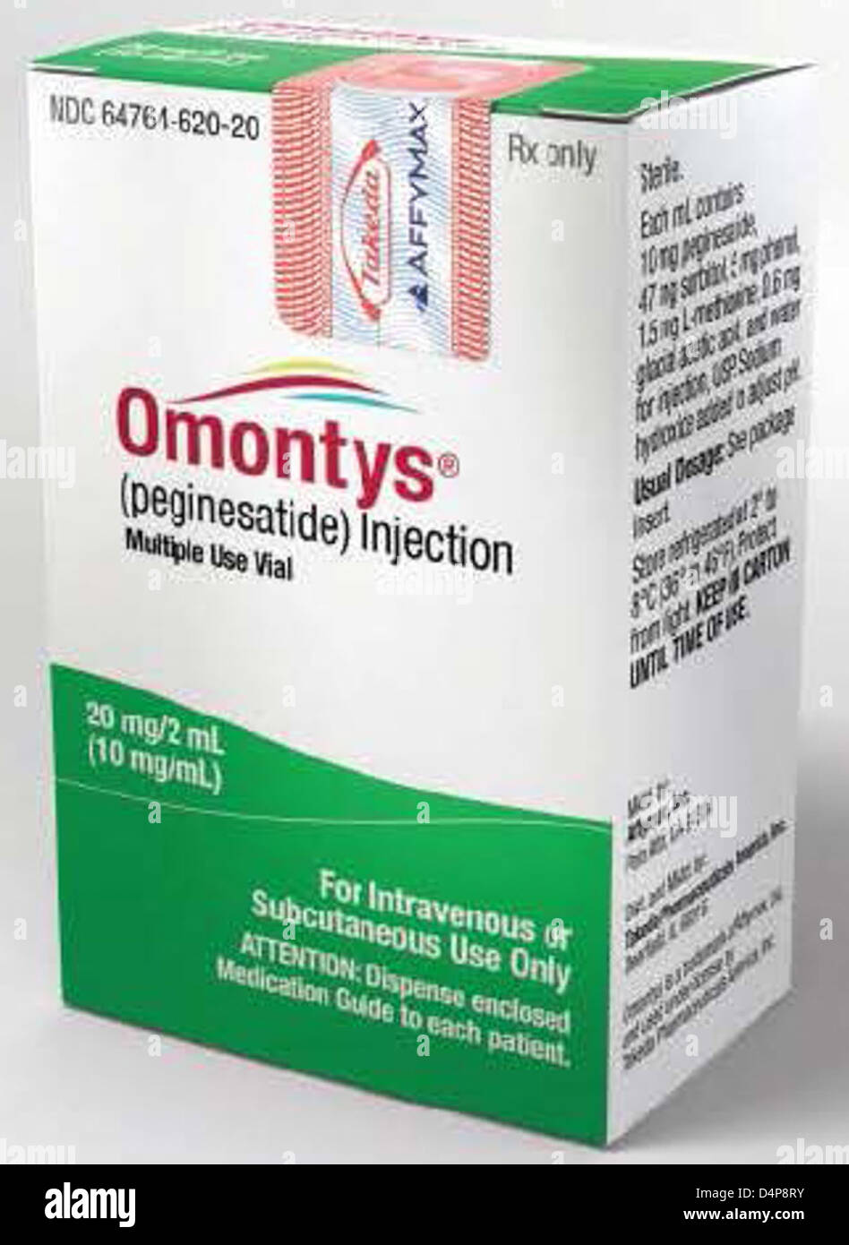 OMONTYS (peginesatide) injection, a drug for anemia treatment, has been ...