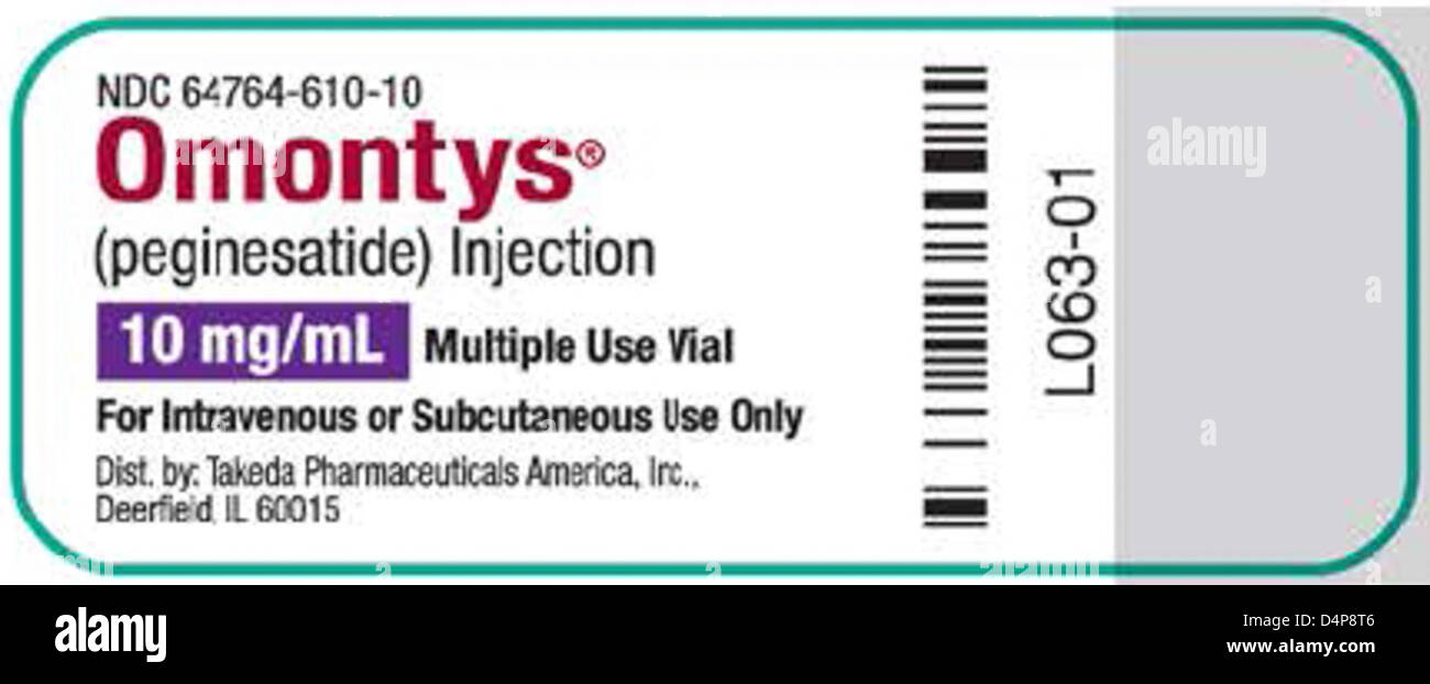 Takeda Pharmaceutical Company and Affymax Inc. have recalled OMONTYS ...