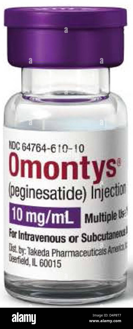 OMONTYS (peginesatide) injection, manufactured by Inc. and Takeda ...