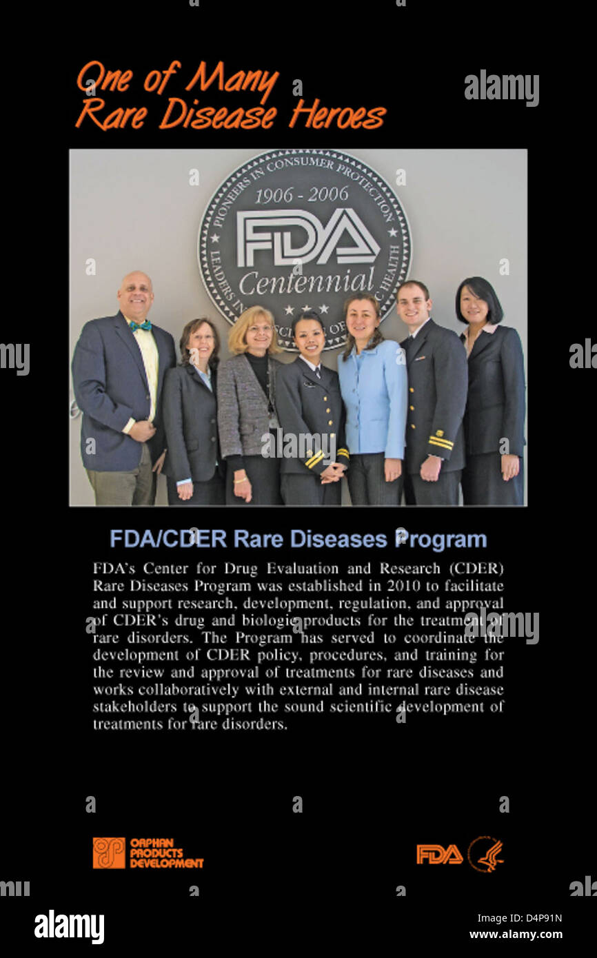 The FDA/CDER Rare Diseases Program supports drug development for rare and complex diseases. It ...