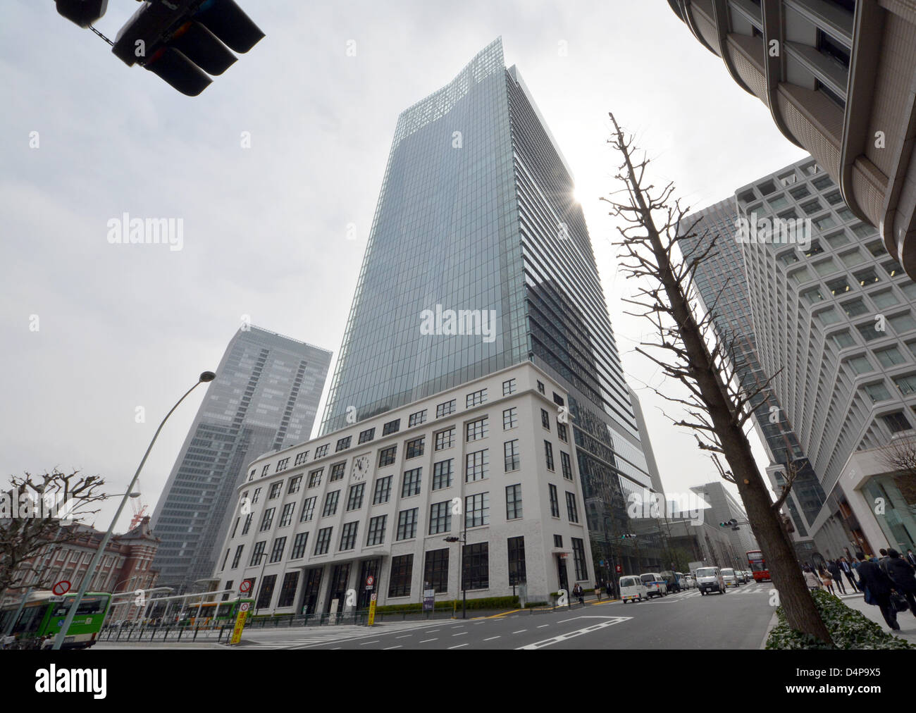 March 18, 2013, Tokyo, Japan - JP Tower, a 200-meter-tall office ...