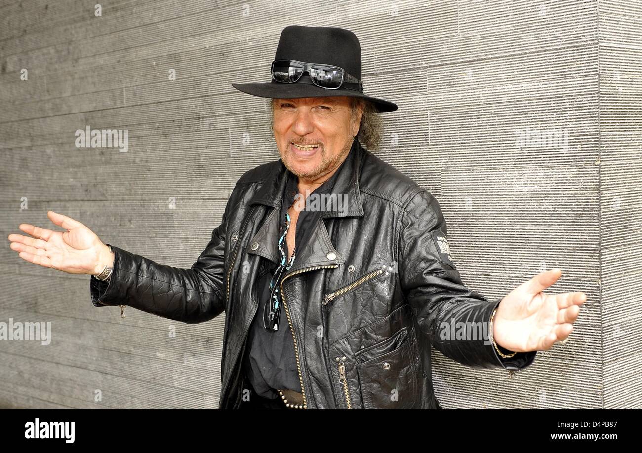 French singer Danyel Gerard poses in Munich, Germany, 27 May 2009 ...