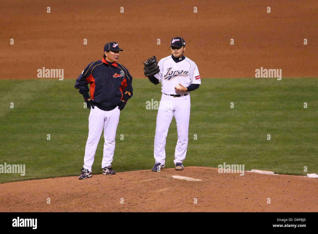 (L to R) Osamu Higashio (JPN), Toshiya Sugiuchi (JPN), MARCH 17, 2013 ...