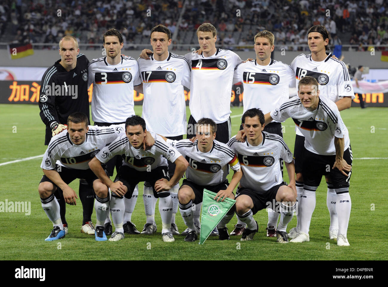 Germany?s national players Robert Enke, Arne Friedrich, Christian ...