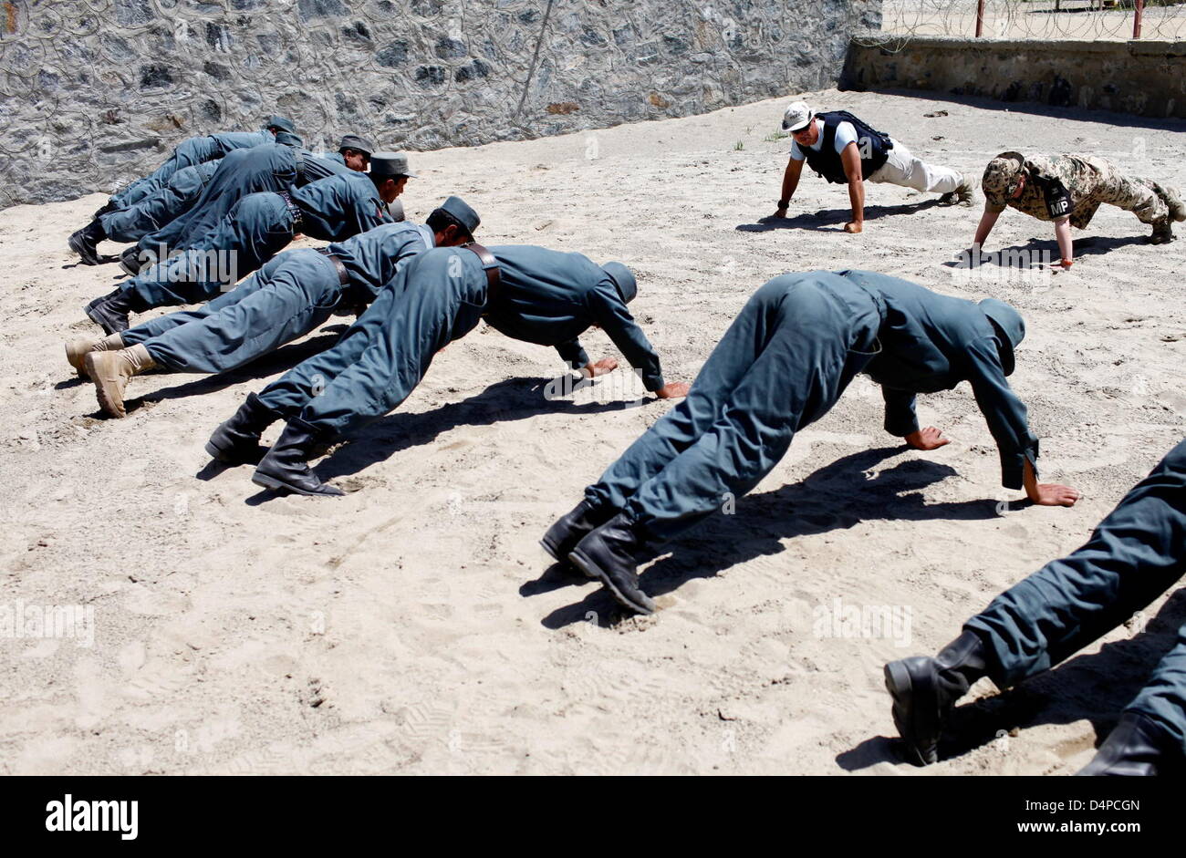 German policemen of the so-called German Police Training Team (GPPT ...