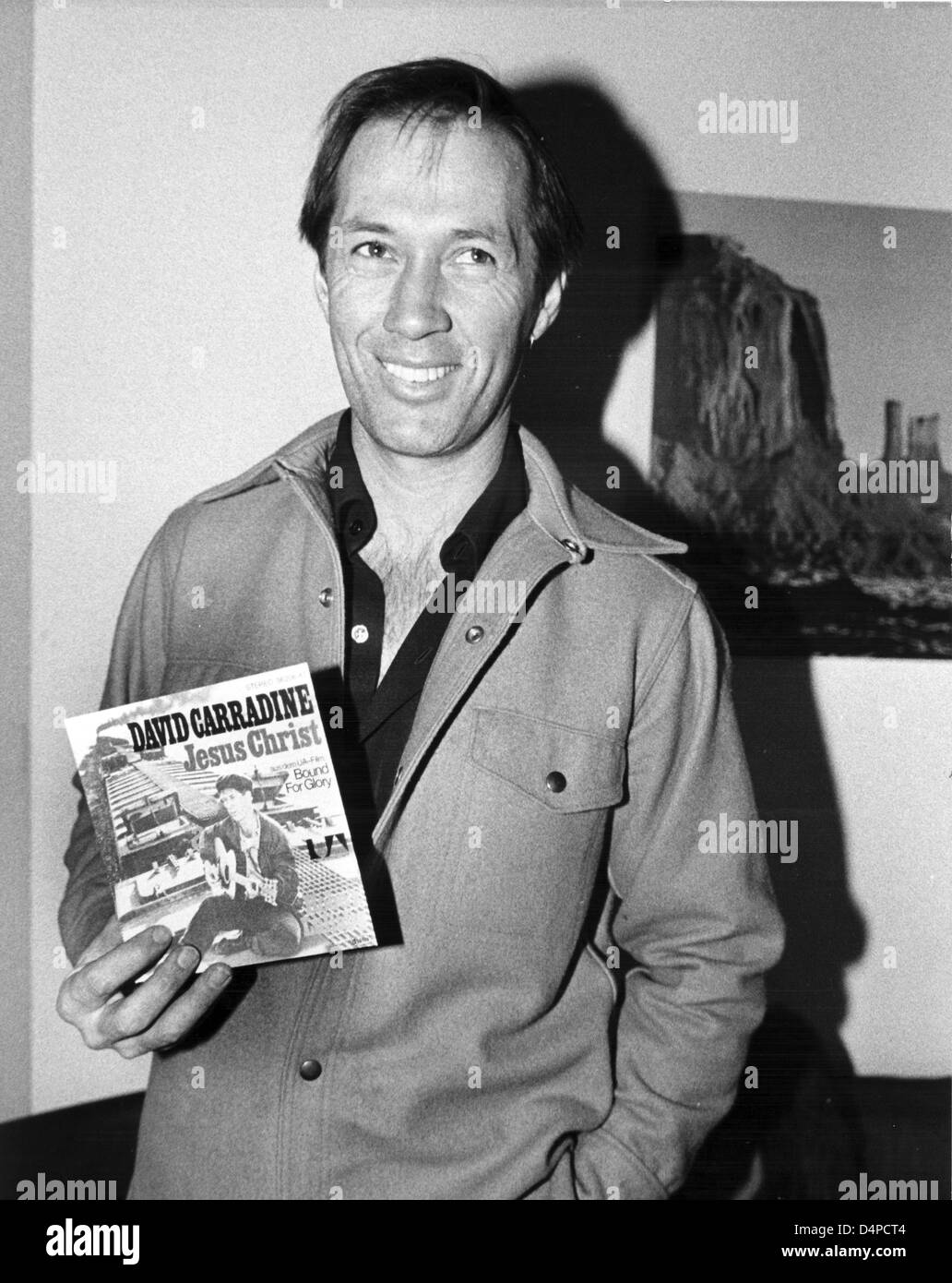 Arts culture entertainment ace television entertainment male smiling germany Black and White ...