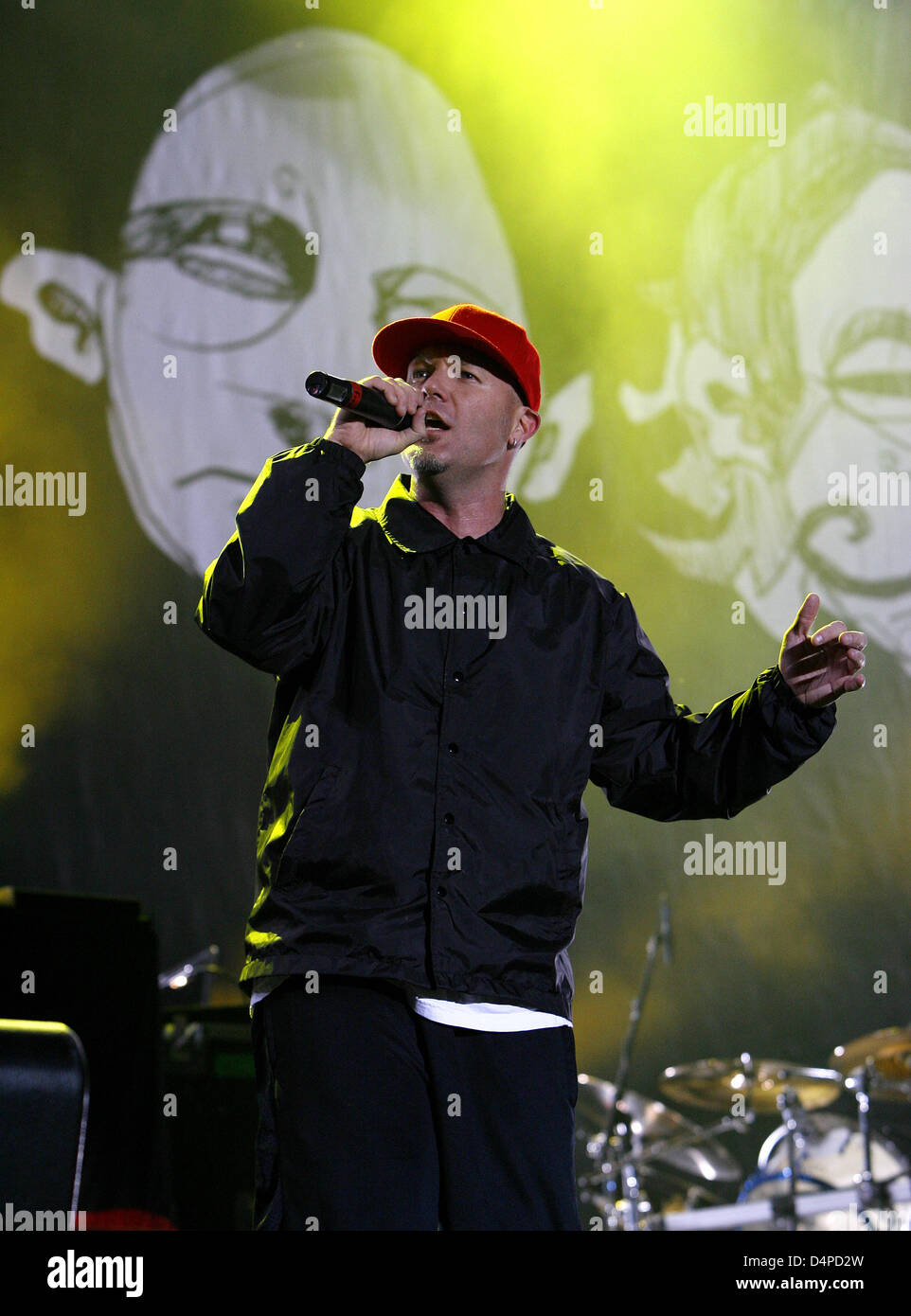 Fred Durst, lead singer of the band ?Limp Bizkit?, performs during the ...