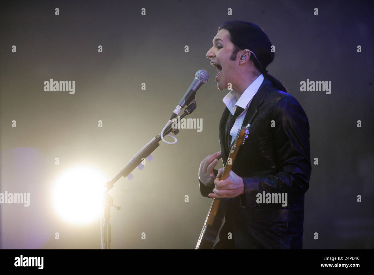 Rock singer Brian Molko performs during Germany?s largest music ...