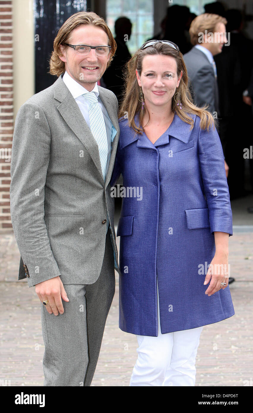 Dutch Prince Bernhard (L) and his wife Princess Annette attend the ...